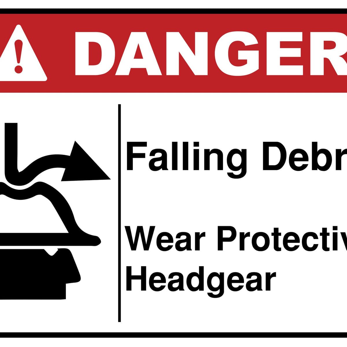 Falling Debris Wear Protective Headgear - Sign-Age