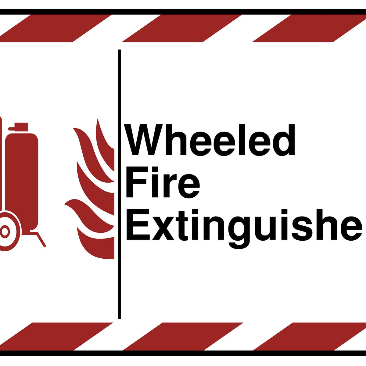 Wheeled Fire Extinguisher - Sign-Age